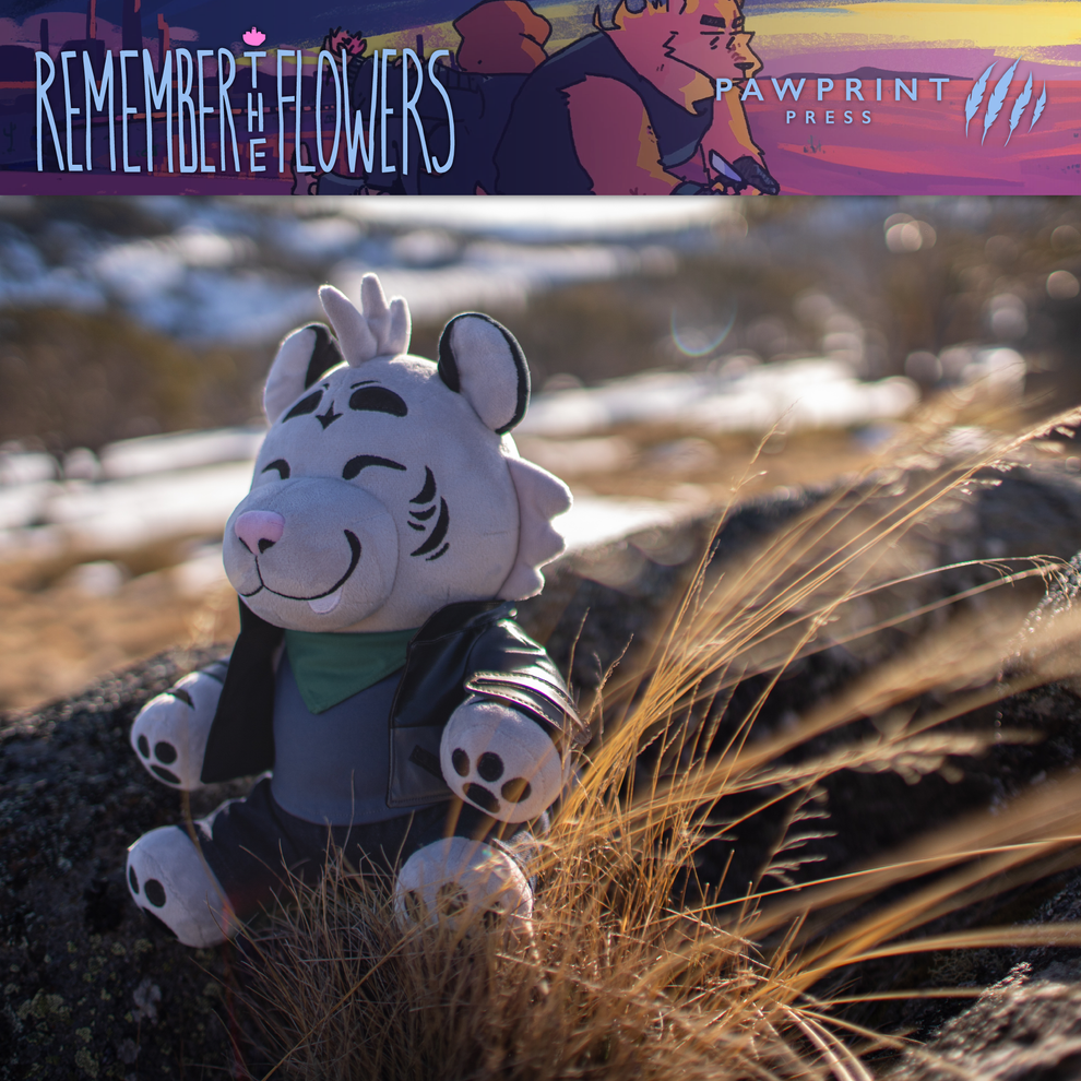 Remember the Flowers: Axel Plush – Pawprint Press Official Store