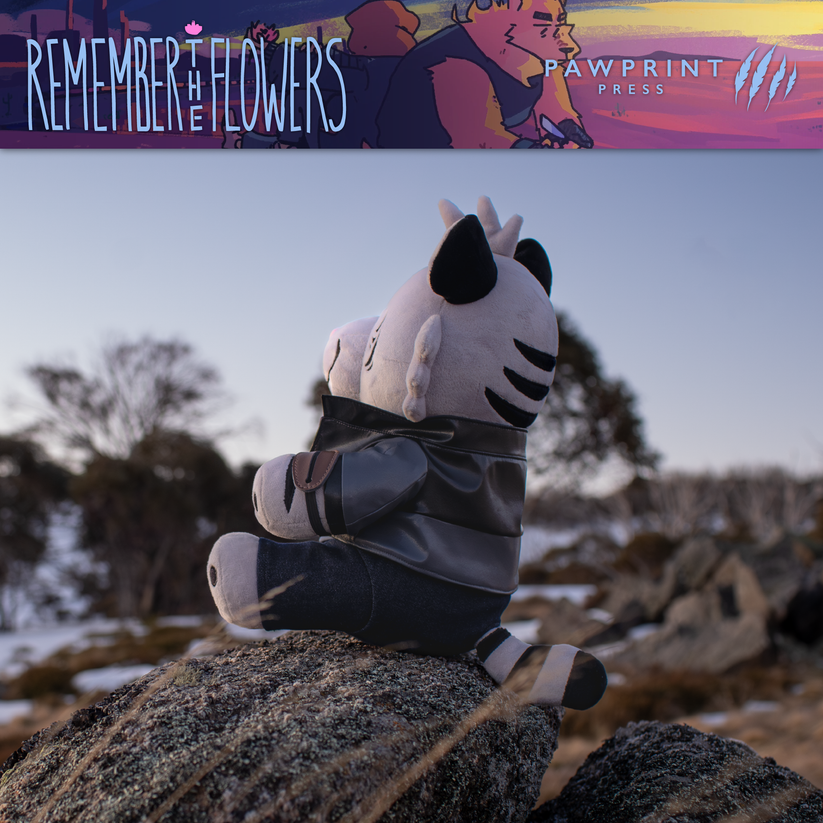 Remember the Flowers: Axel Plush – Pawprint Press Official Store