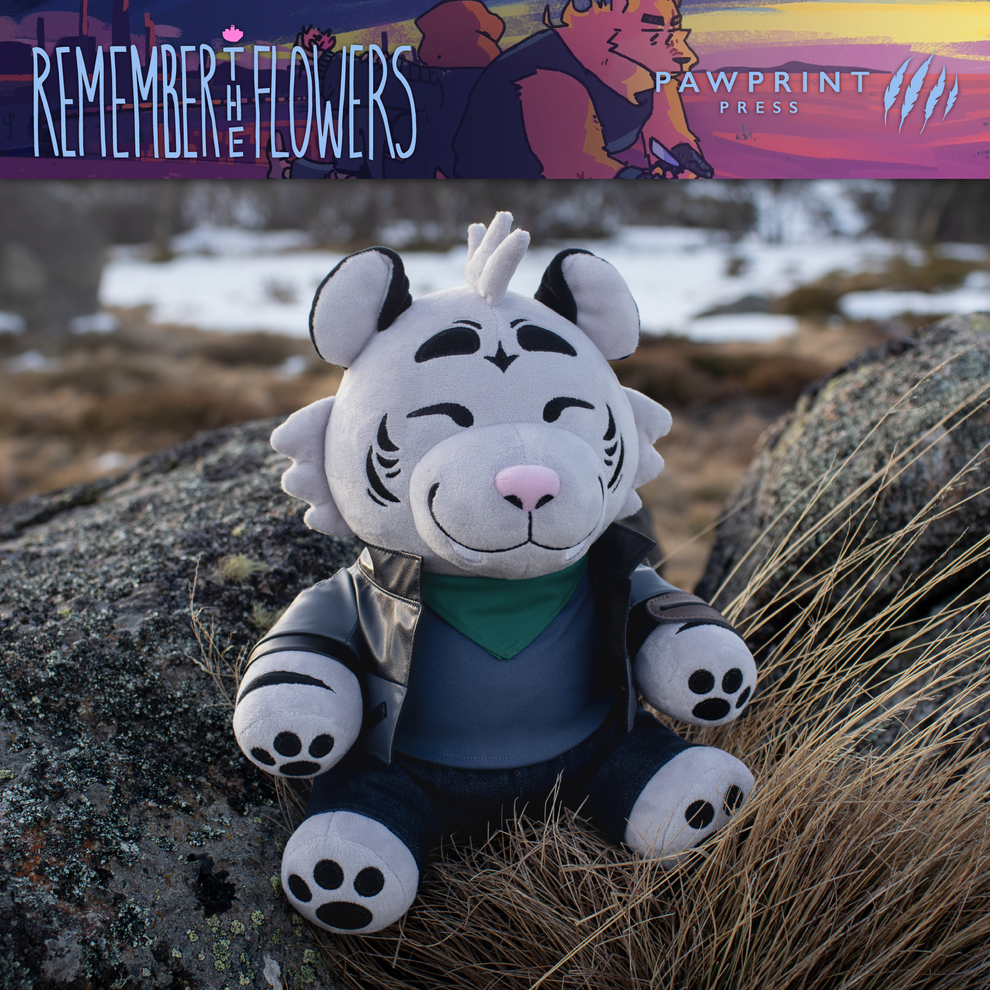 Remember the Flowers: Axel Plush – Pawprint Press Official Store
