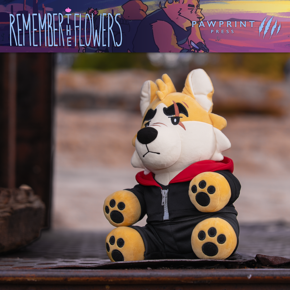 Remember the Flowers: Cooper Plush – Pawprint Press Official Store
