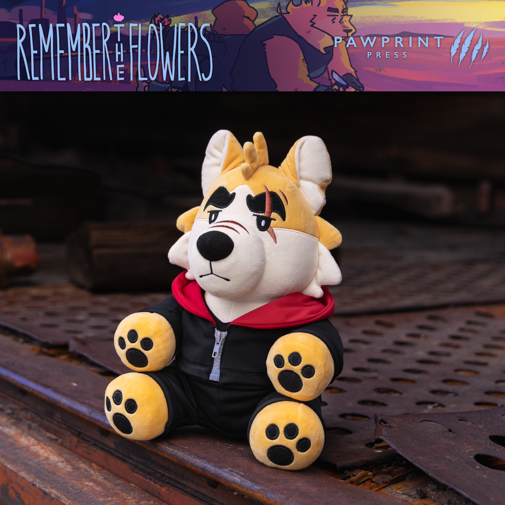 Remember the Flowers: Cooper Plush – Pawprint Press Official Store