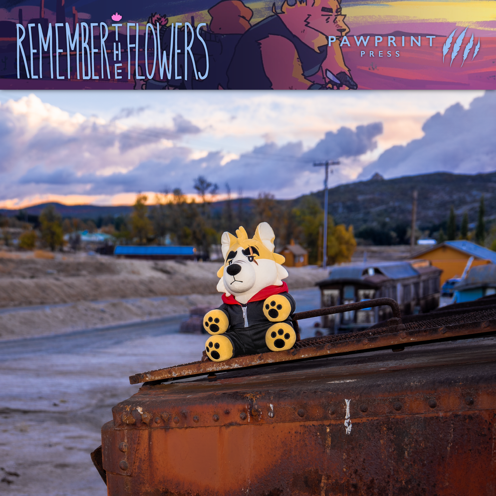 Remember the Flowers: Cooper Plush – Pawprint Press Official Store