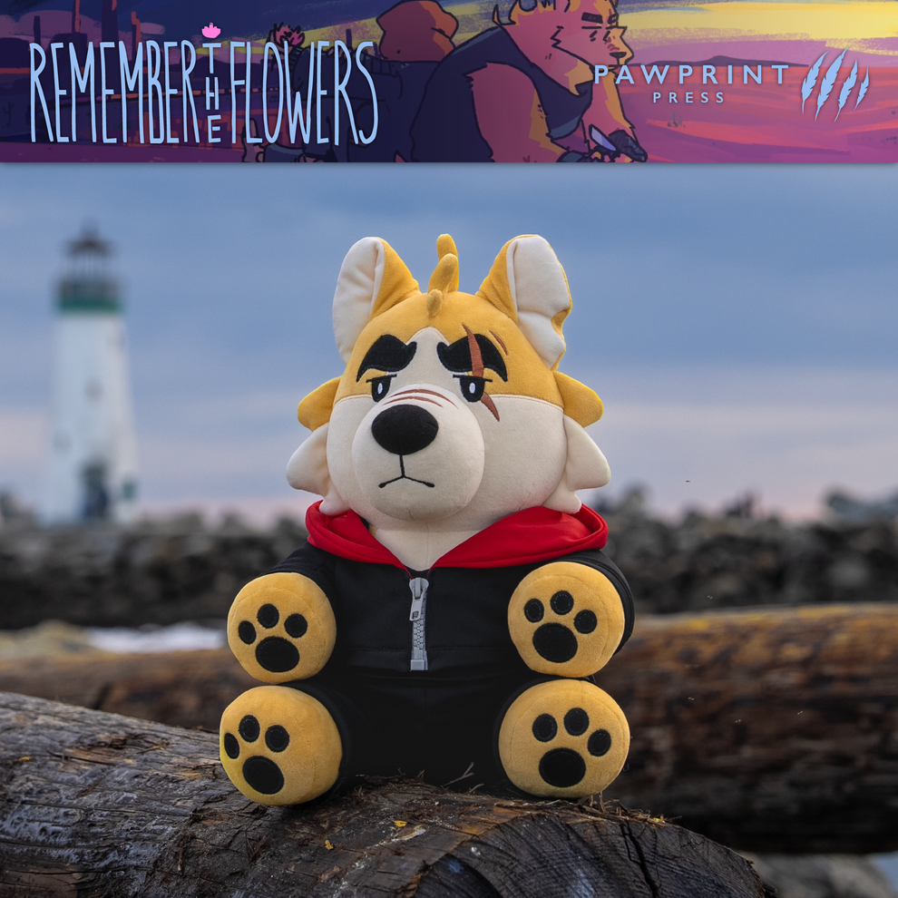 Remember the Flowers: Cooper Plush – Pawprint Press Official Store