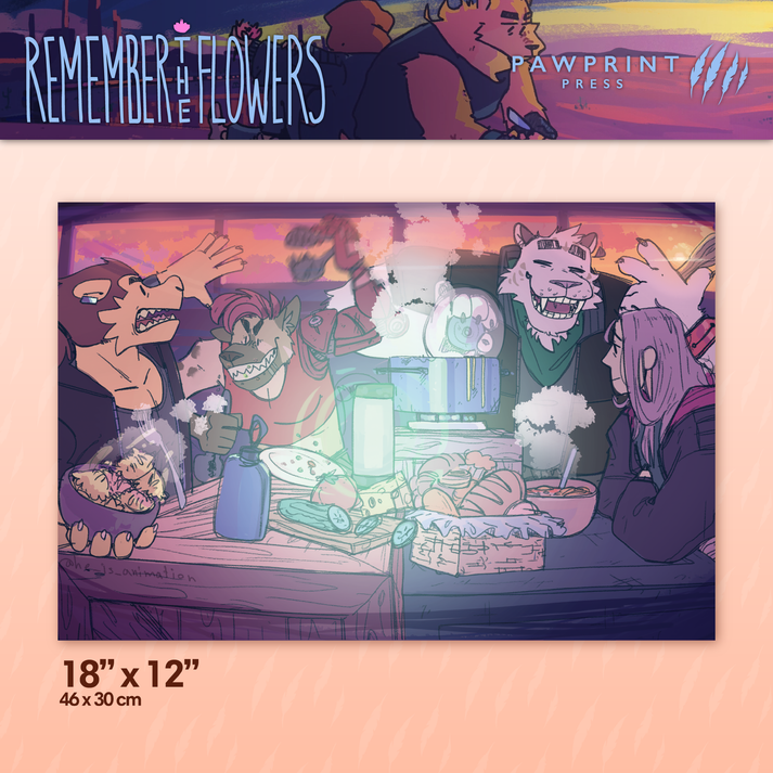 Remember the Flowers: Art Prints – Pawprint Press Official Store