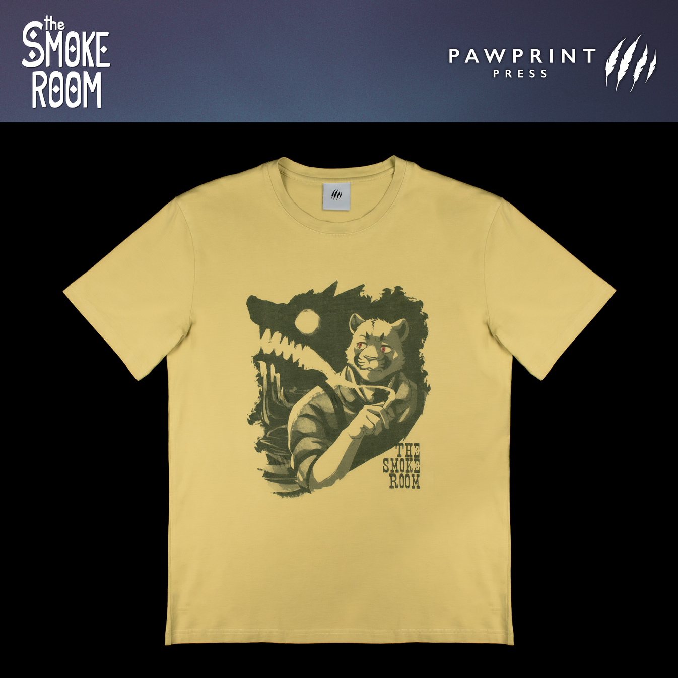 The Smoke Room: Samuel T-Shirt – Pawprint Press Official Store