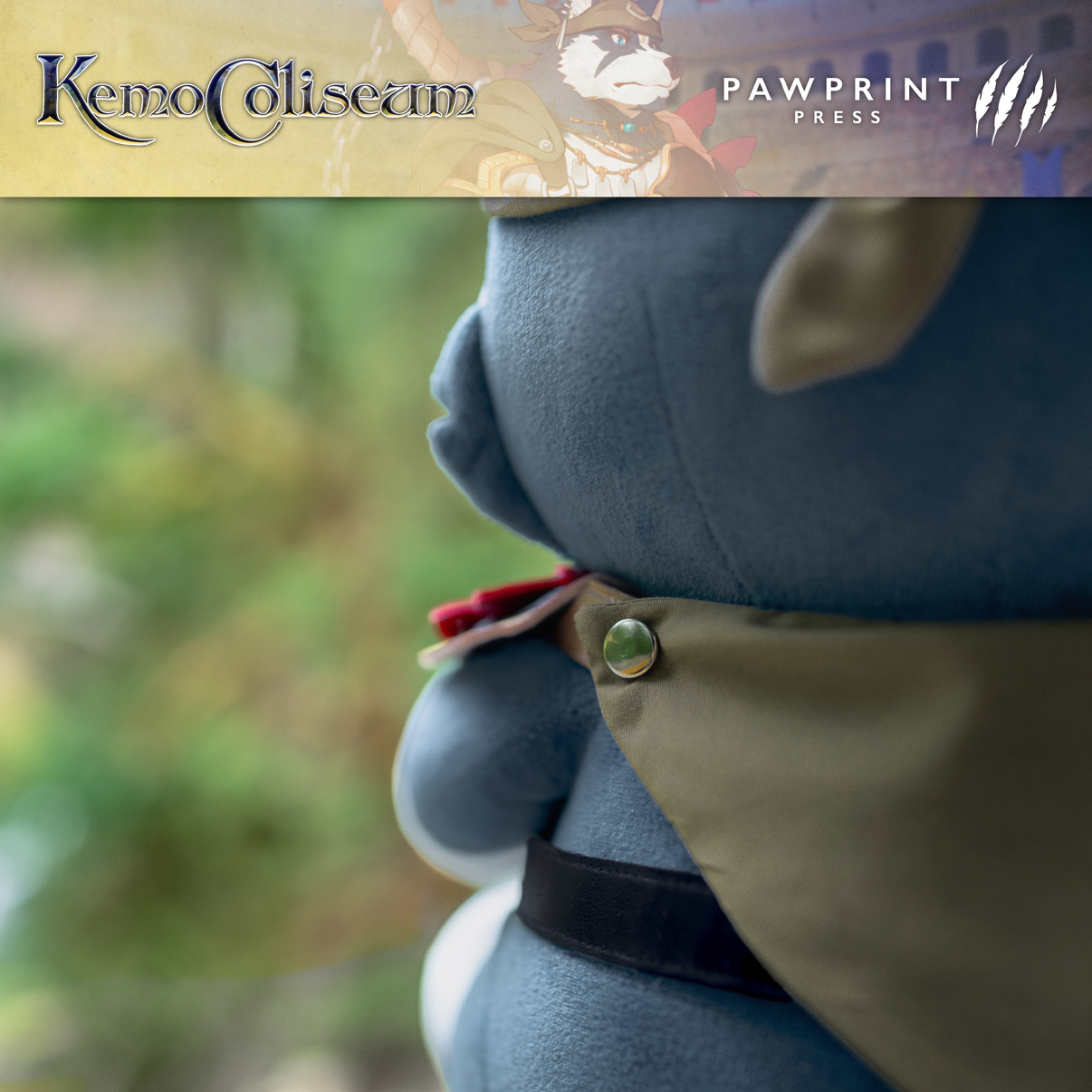 Kemo Coliseum: Volga Plush – Pawprint Press Official Store
