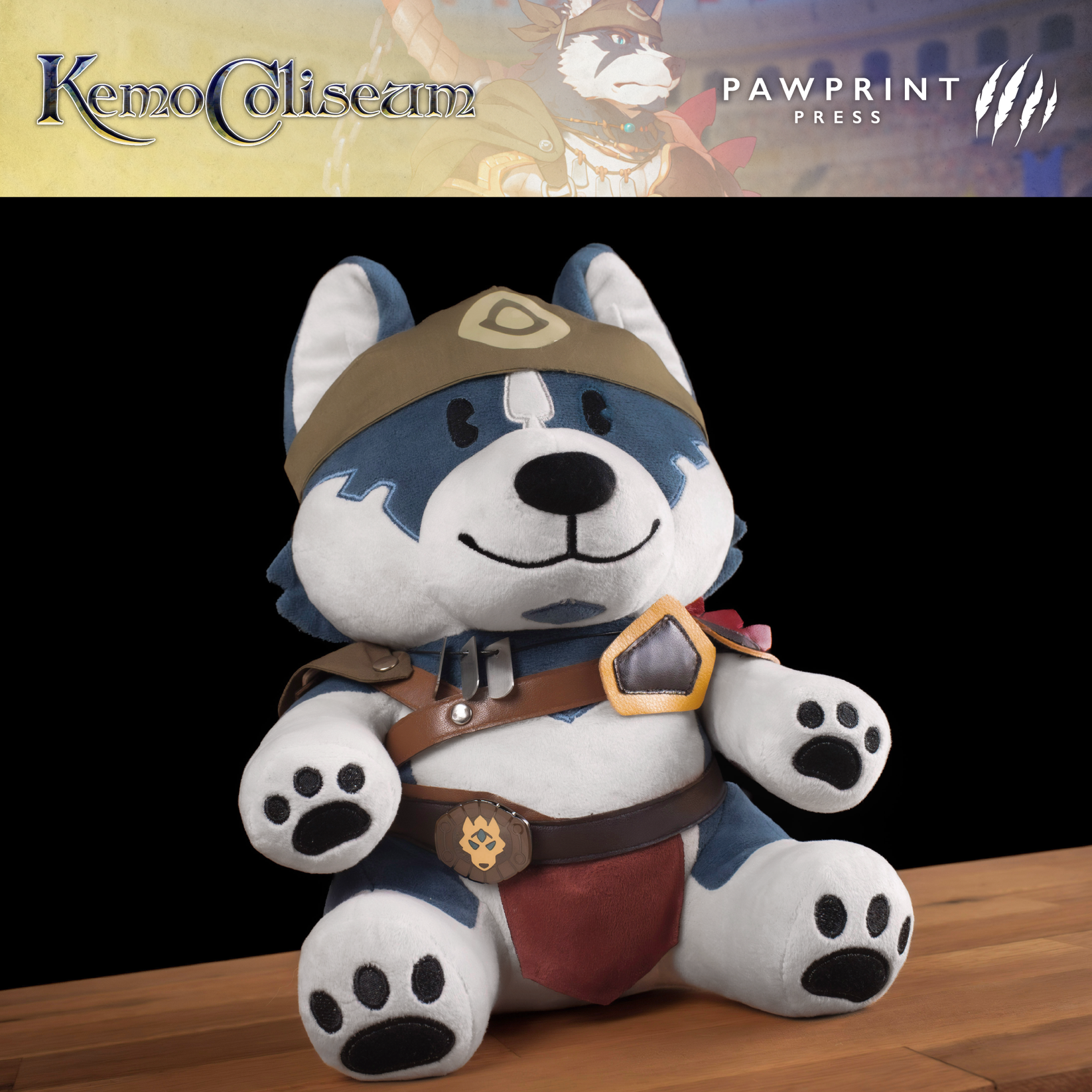 Kemo Coliseum: Volga Plush – Pawprint Press Official Store