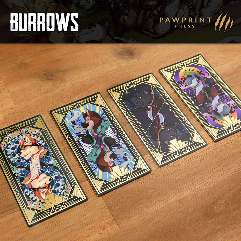 Burrows: Pin & Card Set – Pawprint Press Official Store