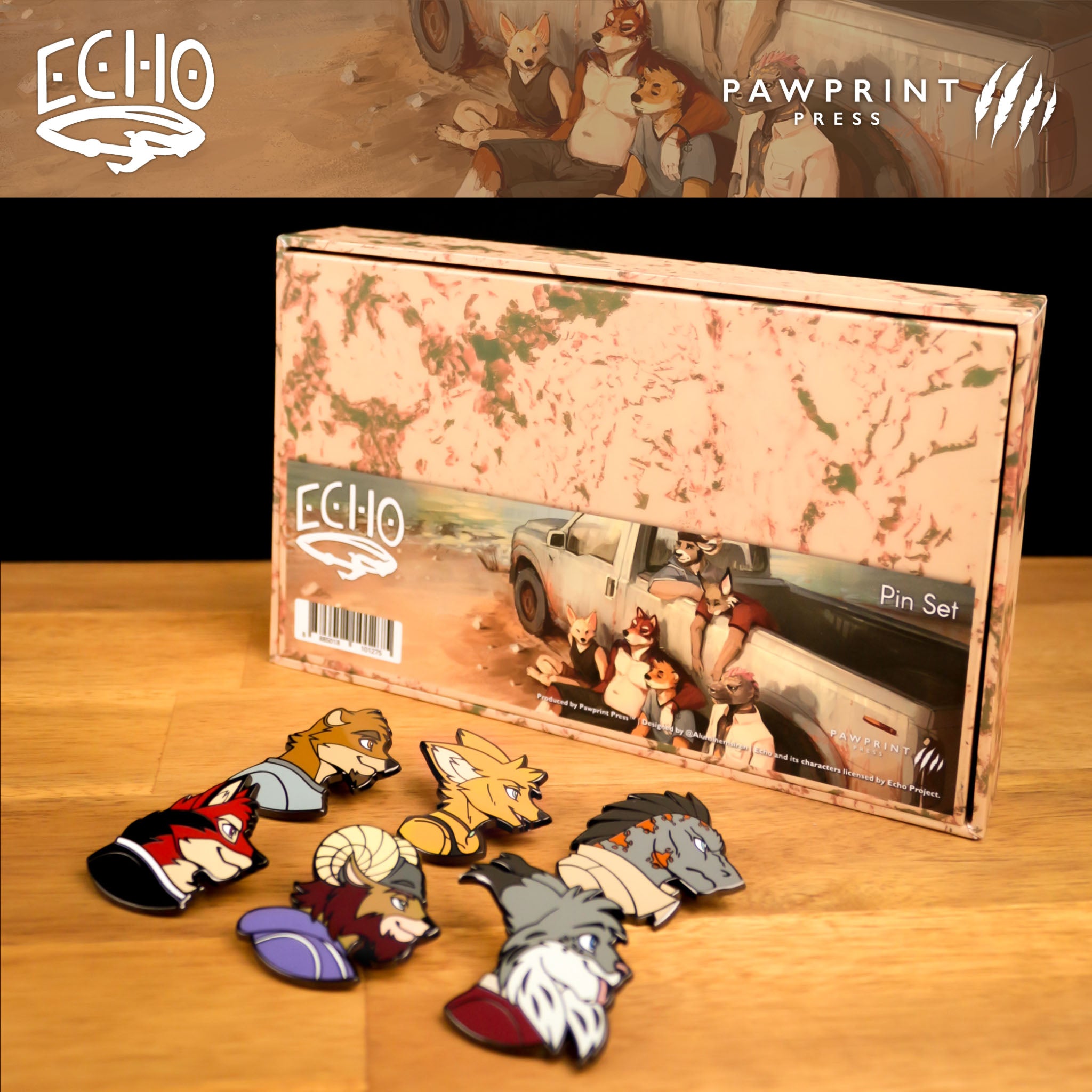 Echo: Pin Set – Pawprint Press Official Store