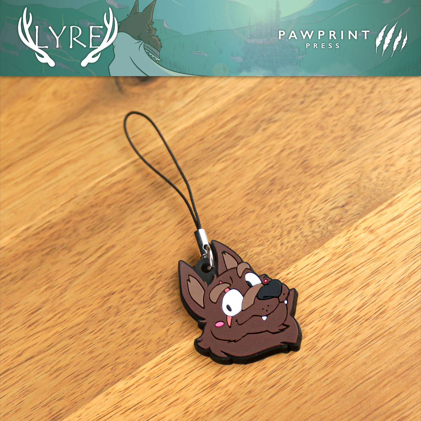 Lyre: Rubber Charm Set – Pawprint Press Official Store