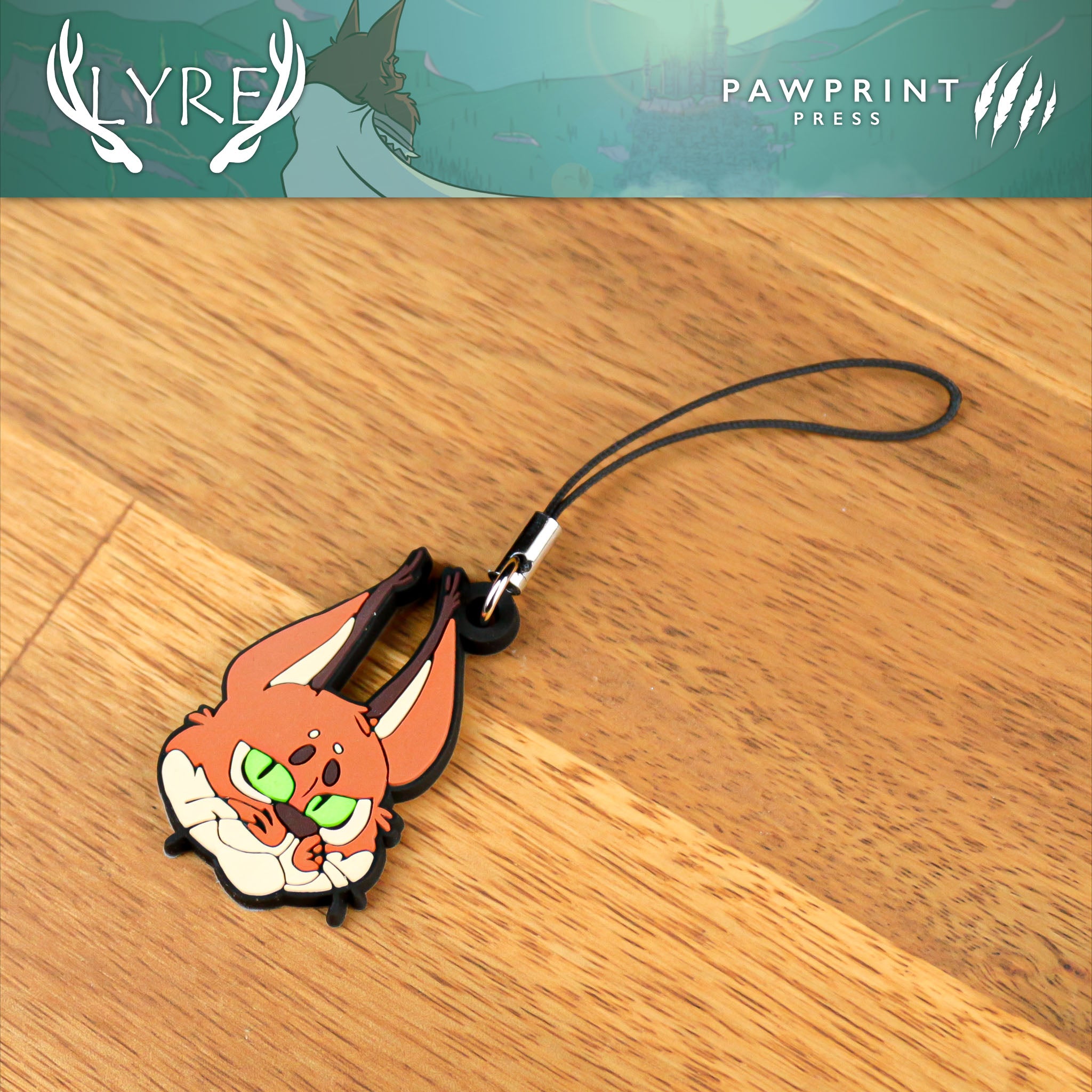 Lyre: Rubber Charm Set – Pawprint Press Official Store